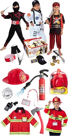 Amazon.com: Born Toys 3-in-1 Kids' Dress Up & Pretend Play Set-Kids ...