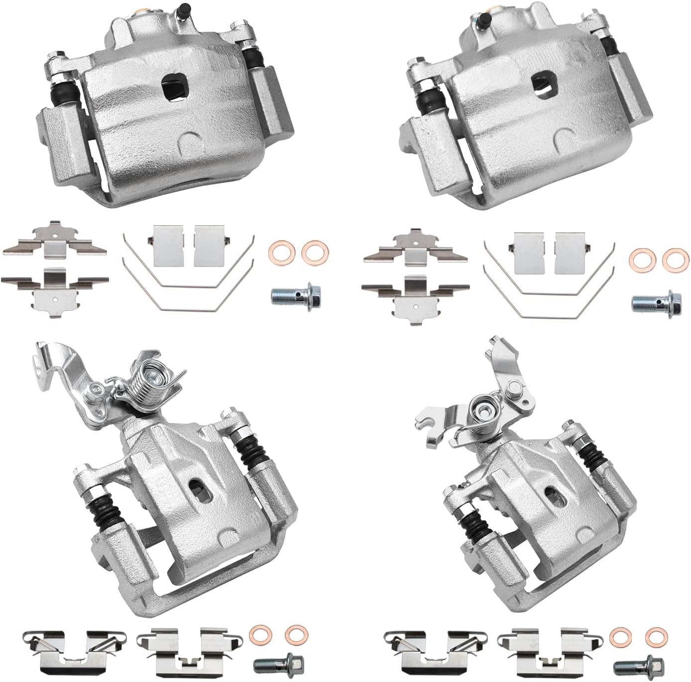 Amazon.com: Detroit Axle - 4pc Brake Calipers for Ford Fusion Lincoln ...