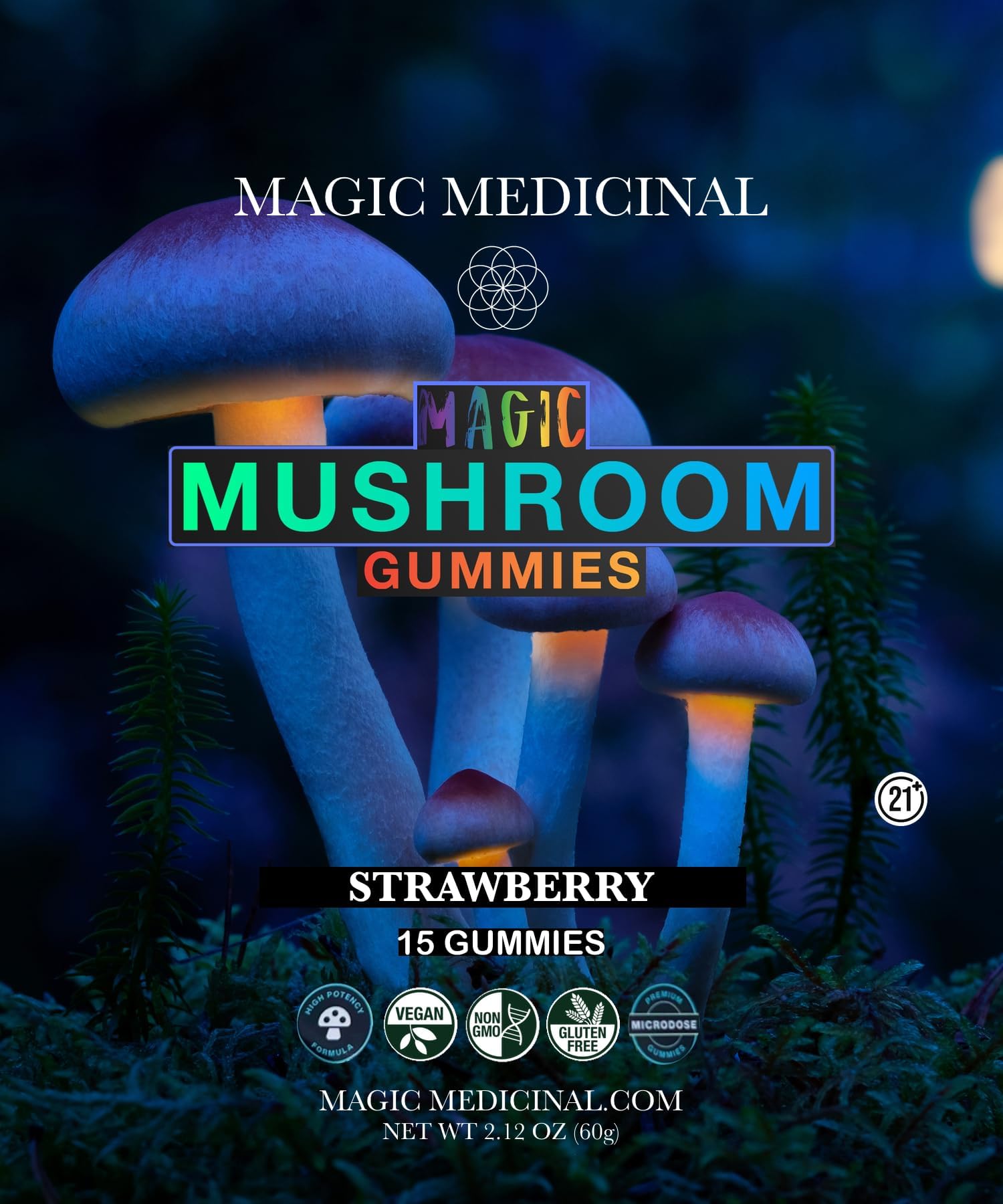 Amazon.com: Moocah Magic Mushroom Gummies – Lemon-Lime Flavor - Mega ...