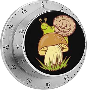 Amazon.com: Mushroom & Snail 60-Minute Visual Countdown Timer with ...