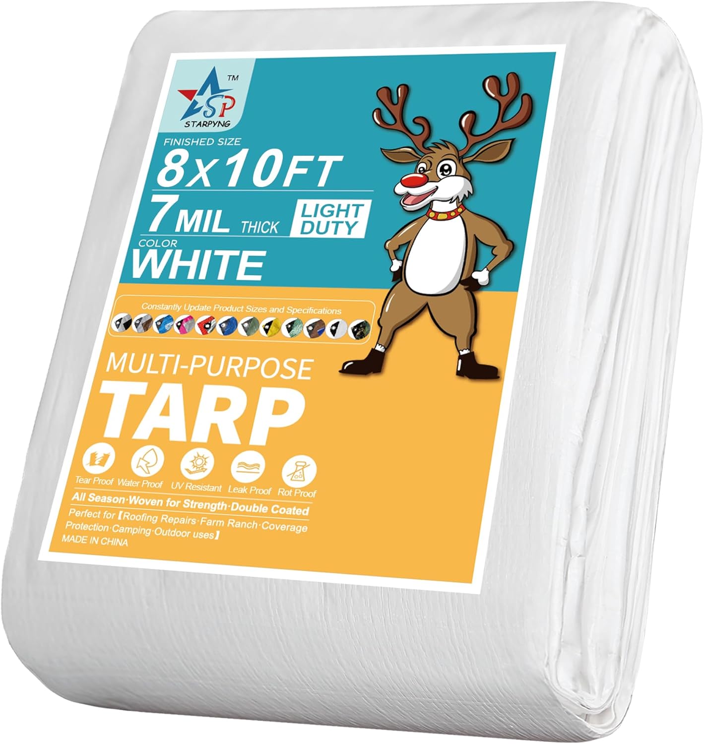 Amazon.com: STARPYNG - Multifunctional Waterproof tarpaulin-7mil ...