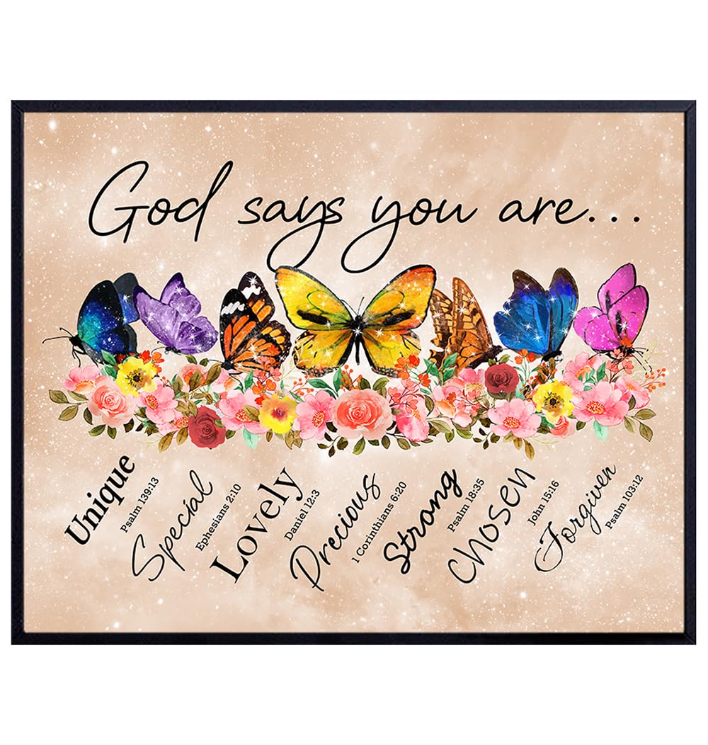 Amazon.com: Christian spiritual Wall Art LARGE 11x14 - Inspirational ...