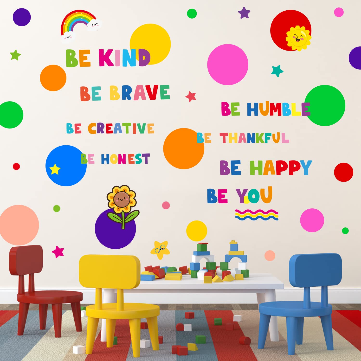 Amazon.com: Classroom Wall Decals Inspirational Wall Stickers for Kids ...