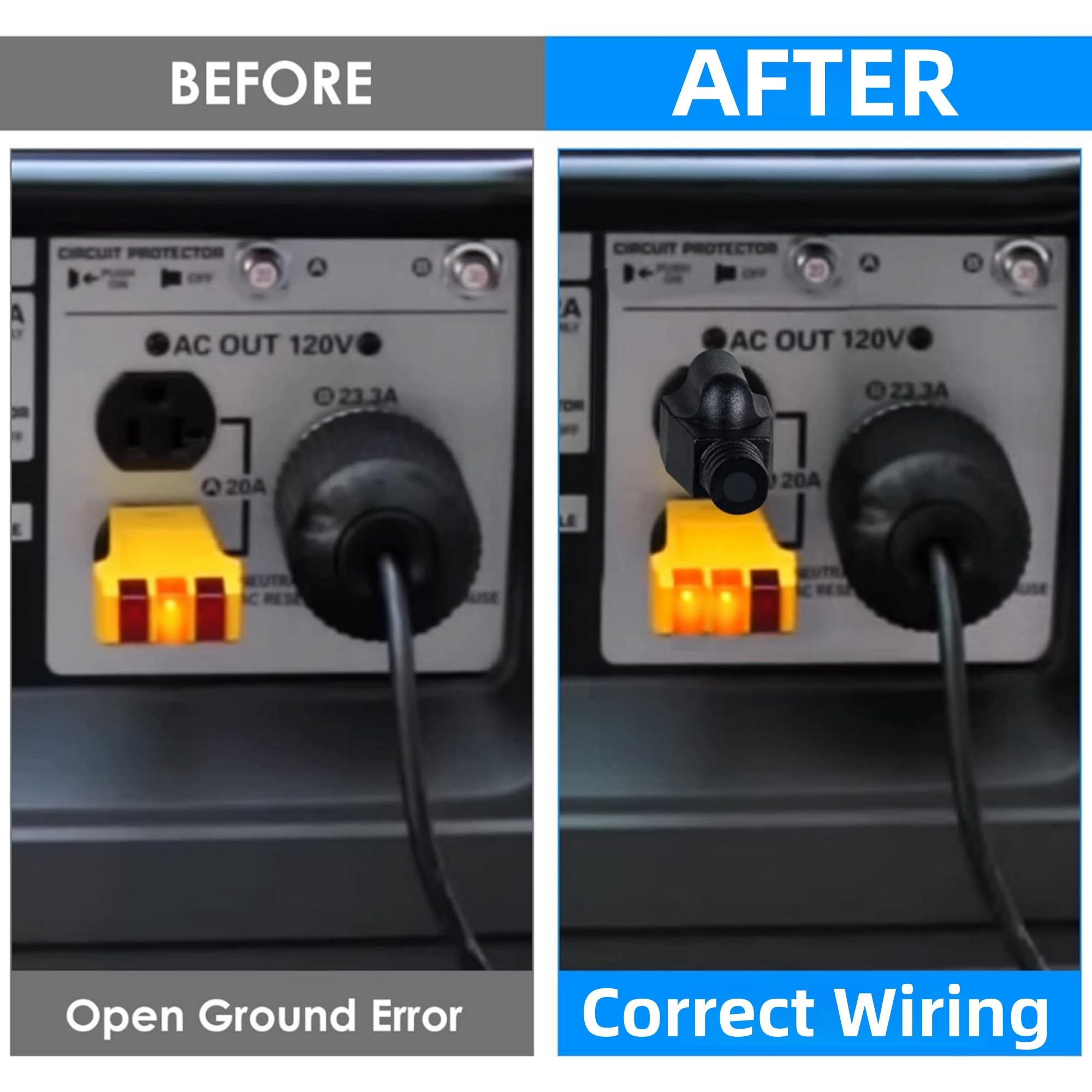 Snapklik.com : Ground Neutral Plug, Neutral Ground Bonding Plug For ...