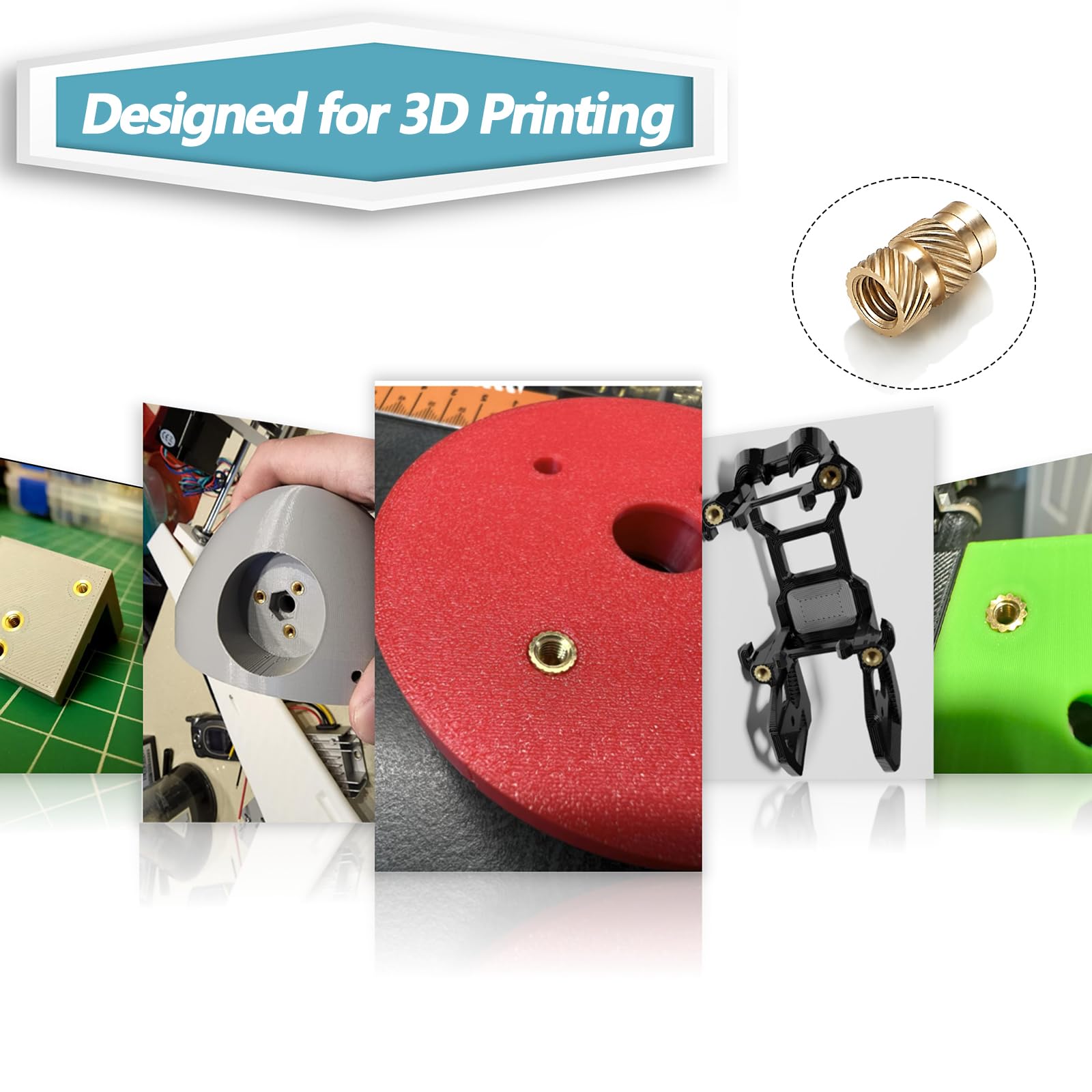 Snapklik.com : Kadrick 420Pcs M3 M4 M5 Threaded Inserts Assortment Kit ...