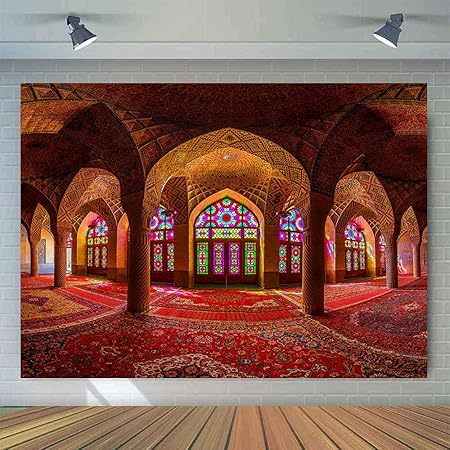 Amazon.com: Palace of Morocco Backdrop for Moroccan Party Middle ...