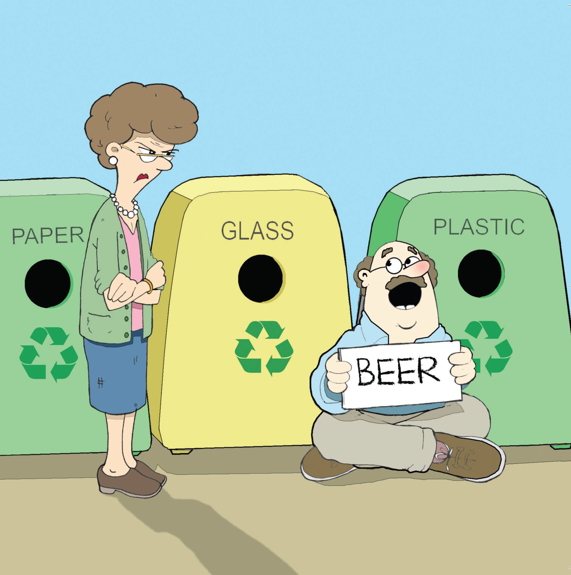 Recycle Cartoon Funny
