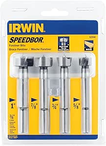 IRWIN Tools 42940 Forstner Bit Set, 4-Piece : Amazon.co.uk: DIY & Tools