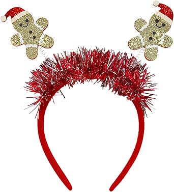 Amazon.com : Gingerbread Headband for Women Christmas Headbands for ...