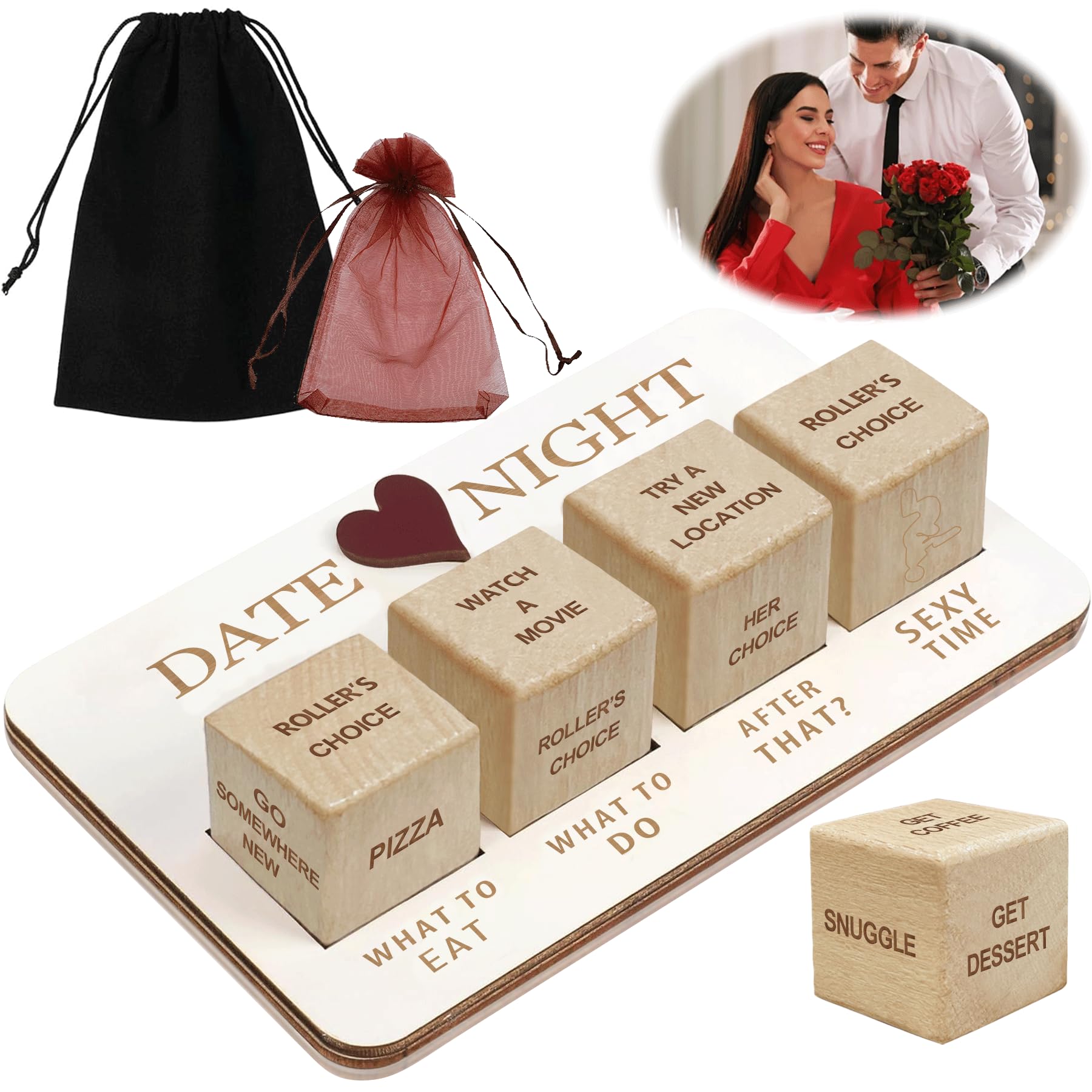 Date Night Dice Couples Gift Ideas, Decision Dice, Valentine's Day ...
