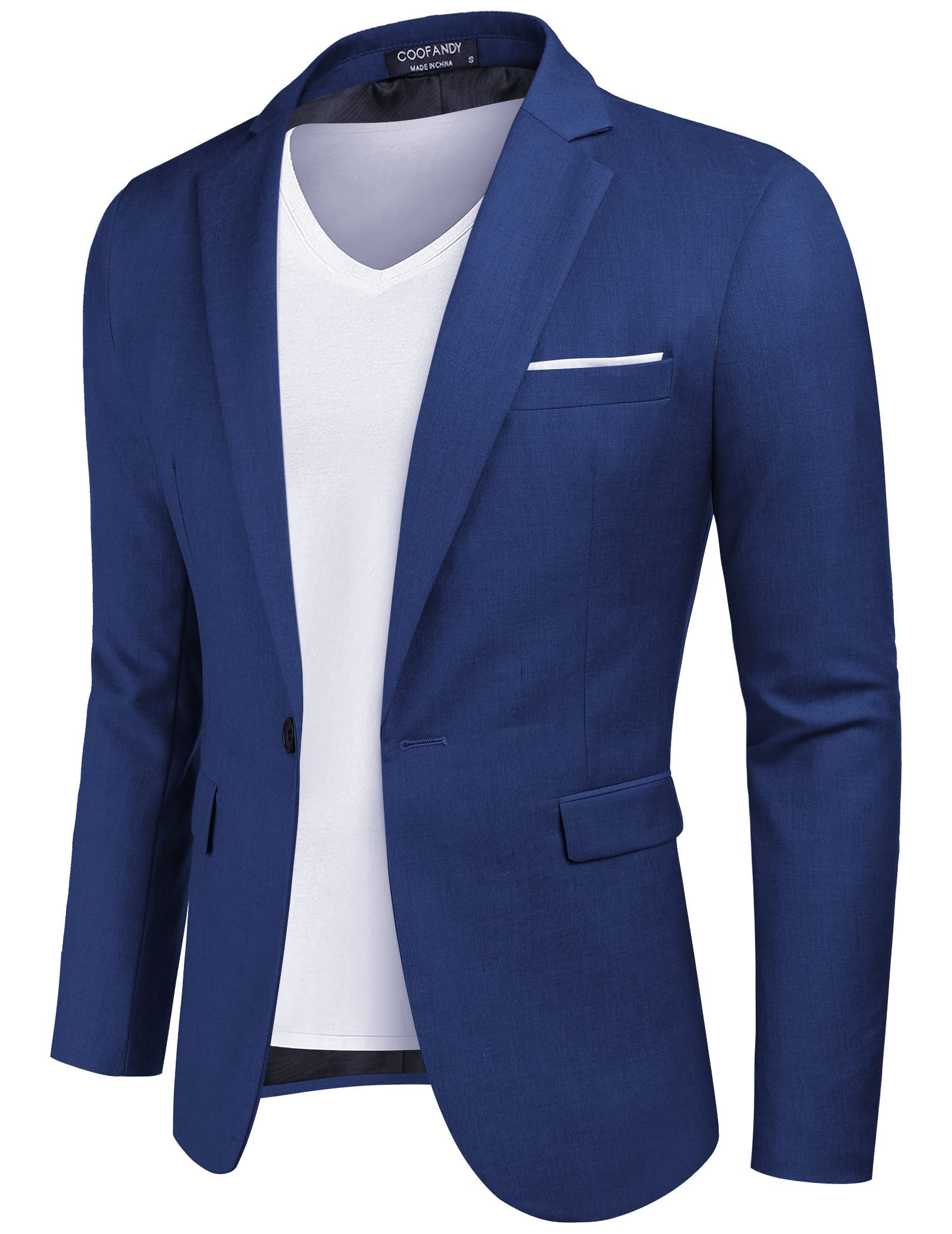 Snapklik.com : COOFANDY Blazer For Men Casual Slim Fit Sports Coat ...