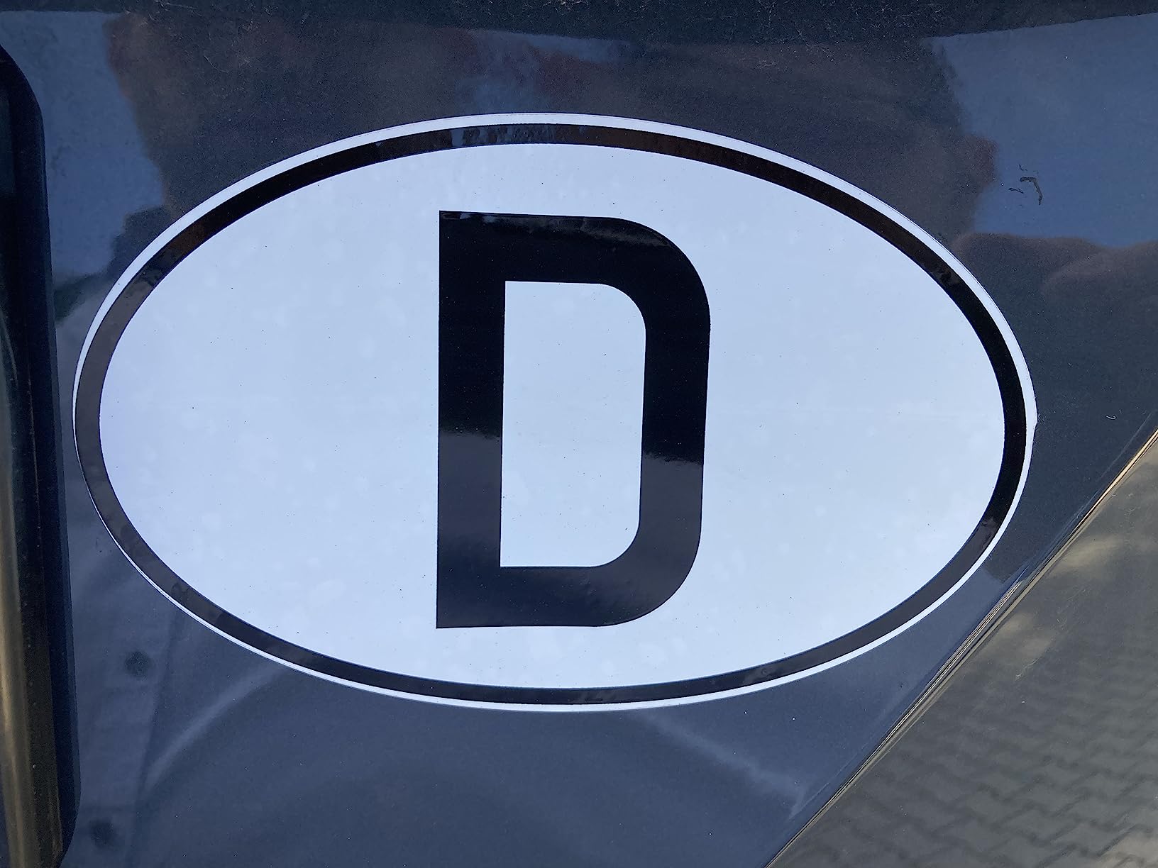 GreenIT D Aufkleber Auto Sticker BRD GER Deutschland Länderkennzeichen ...
