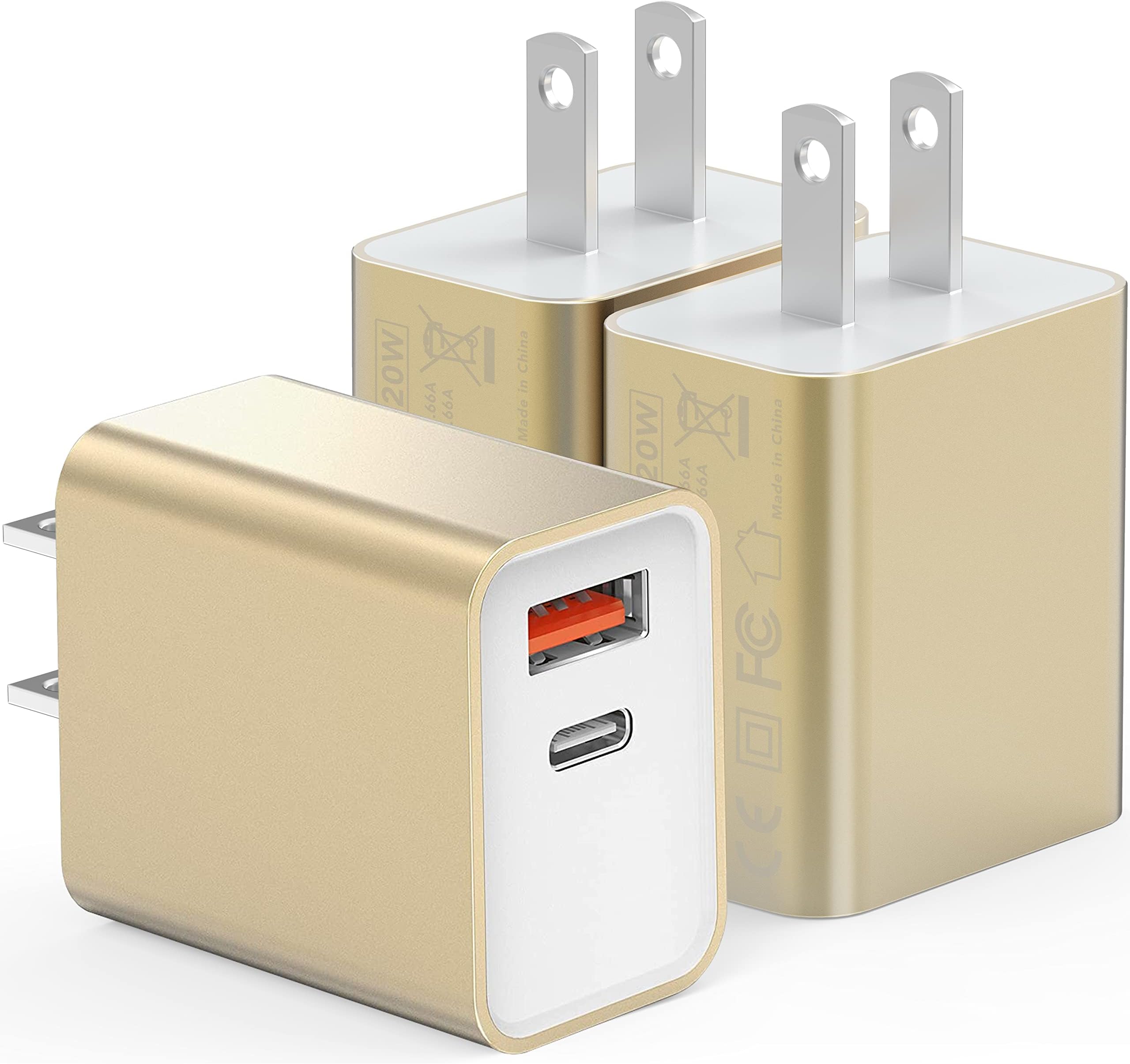 Amazon.com: USB Power Adapter, Wall Plug, Ailkin 2-Pack 5V/2.1A Fast ...