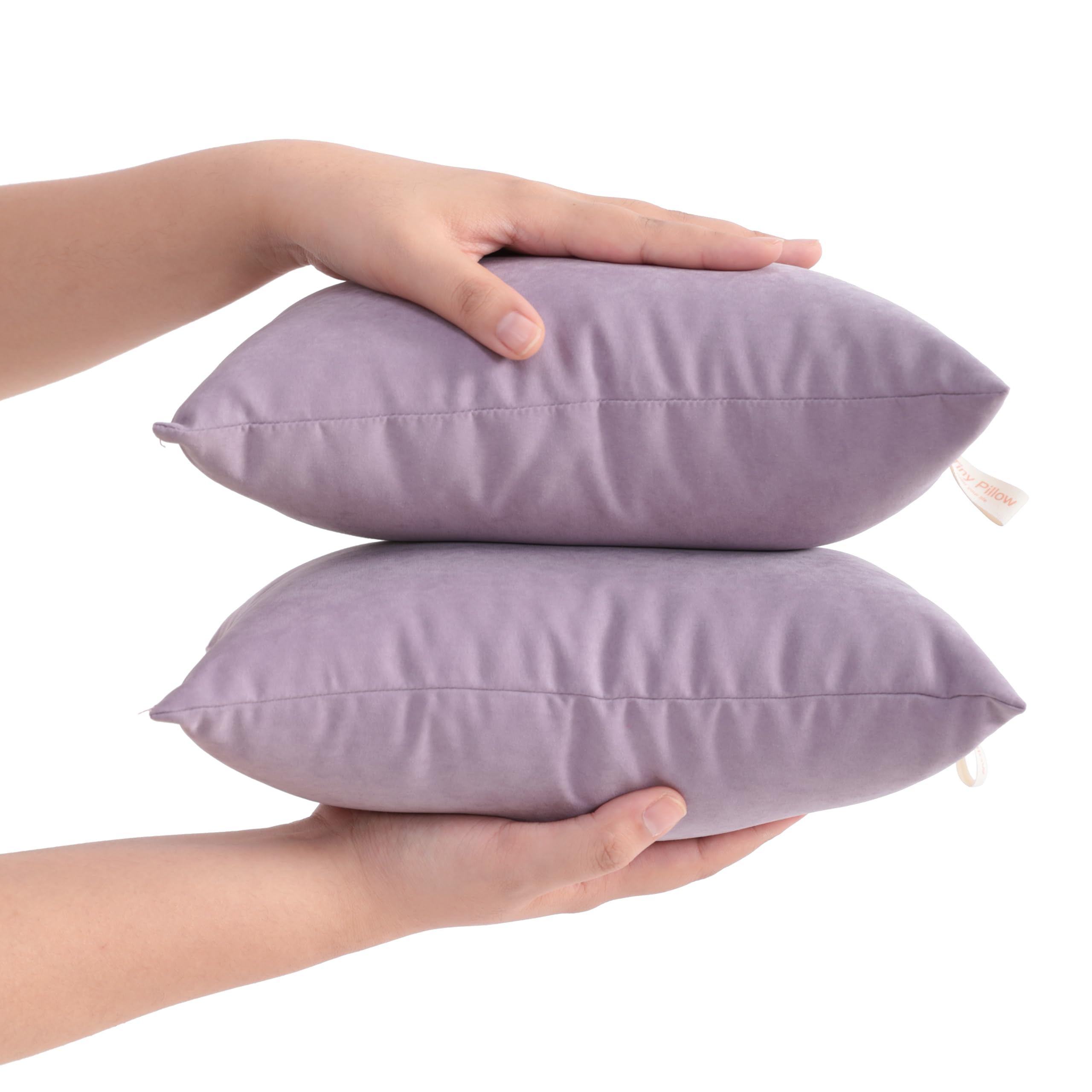 Amazon.com: FLXXIE 2 Pack Microfiber Tiny Pillows, 11x7 Inches, Mini ...