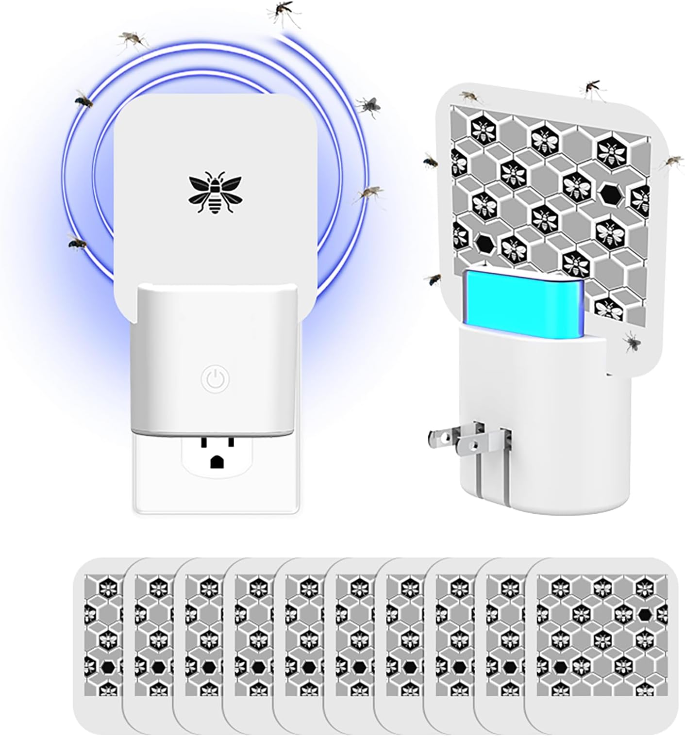 Amazon.com : Mosalogic Fly Insect Trap Plug-in Mosquito Killer Indoor ...