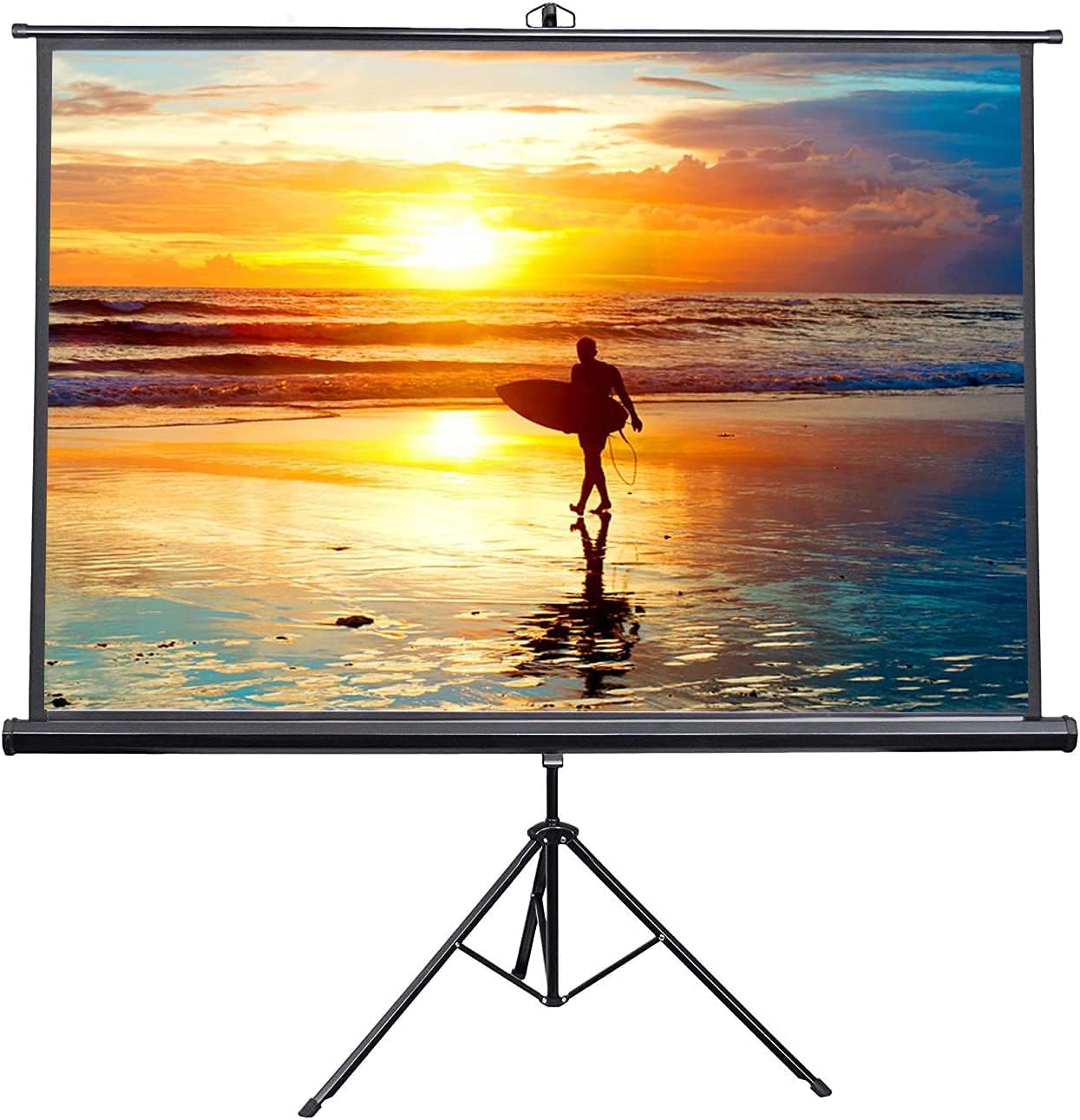 Amazon.com: VIVO 100 inch Portable Indoor Outdoor Projector Screen, 100 ...