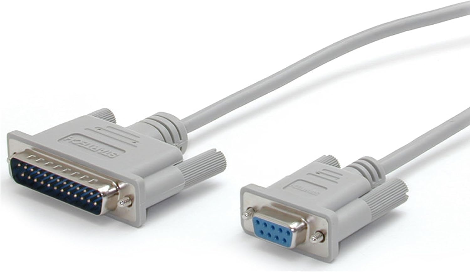 Amazon.com: StarTech.com 6 ft DB25 to DB9 Serial Modem Cable - M/F ...