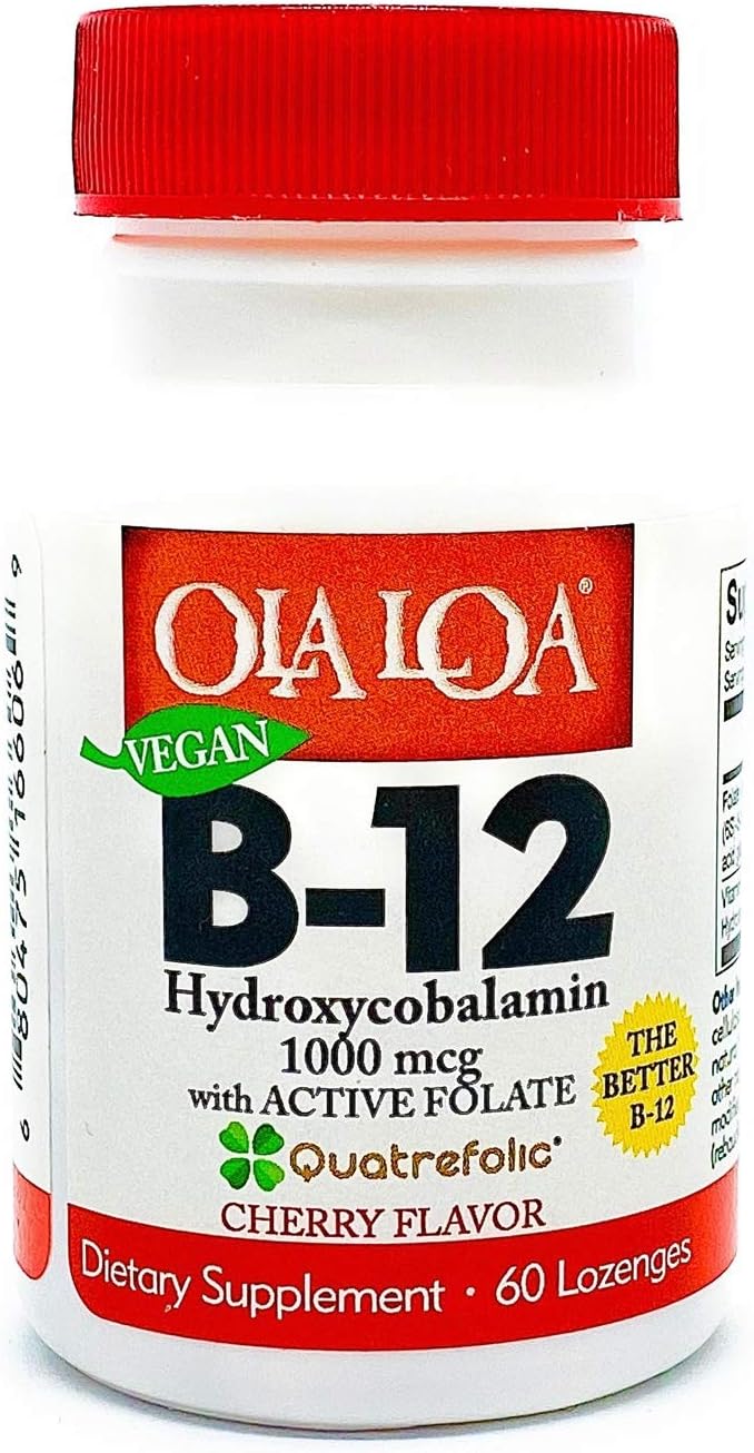 Amazon.com: Ola Loa Vitamin B12 Sublingual Cherry Dietary Supplement ...