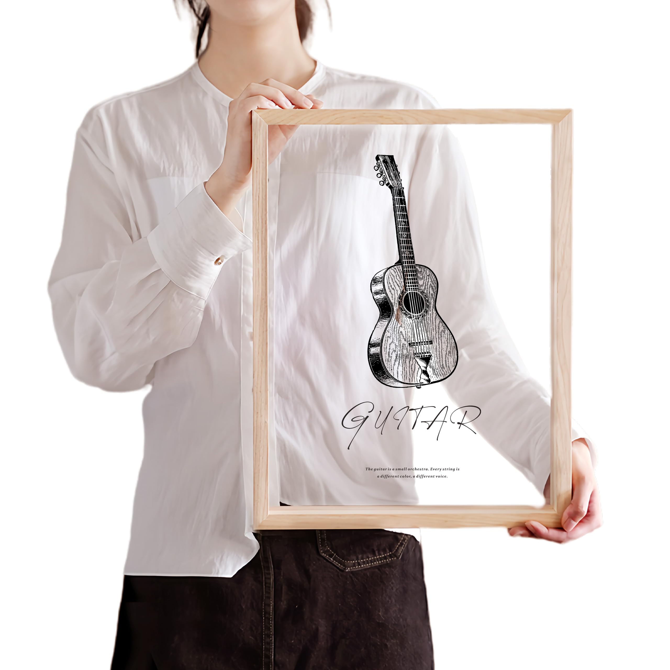 Amazon.com: Guitar Wall Art Poster Music Instrument Guitar Art Print ...