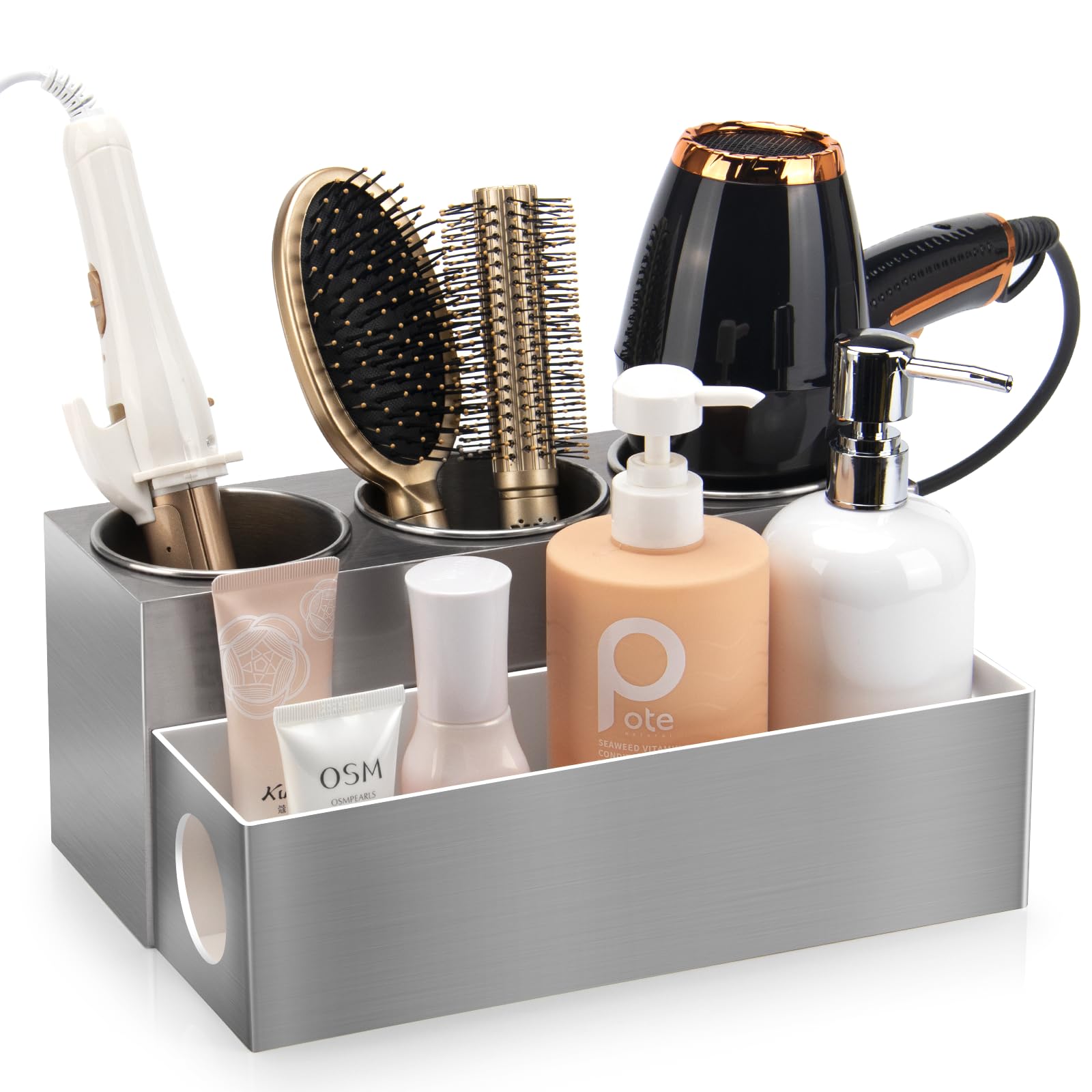 Amazon.com: GFWARE Hair Tool Organizer - Bathroom Vanity Organizers and ...