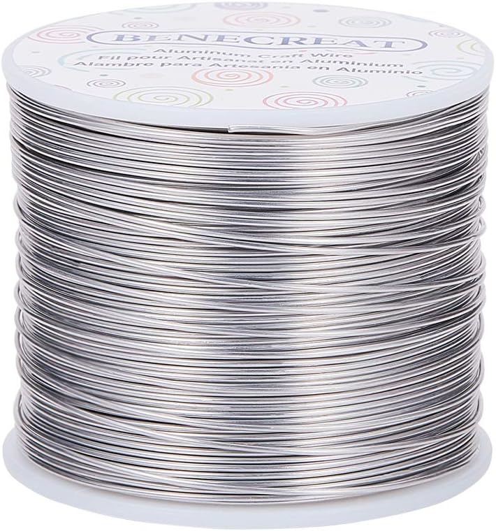 BENECREAT 7 Strands 195FT 0.5MM Stainless Steel Bead String Wire ...