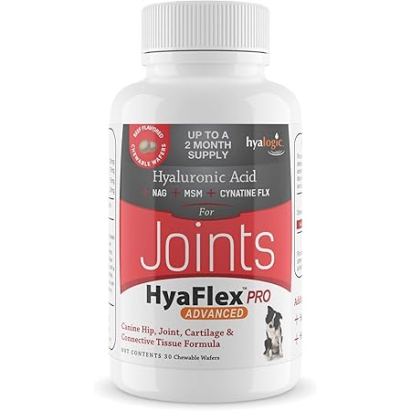 Amazon.com : Hyalogic HyaFlex Pro Advanced - 30 Beef-Flavored Wafers ...