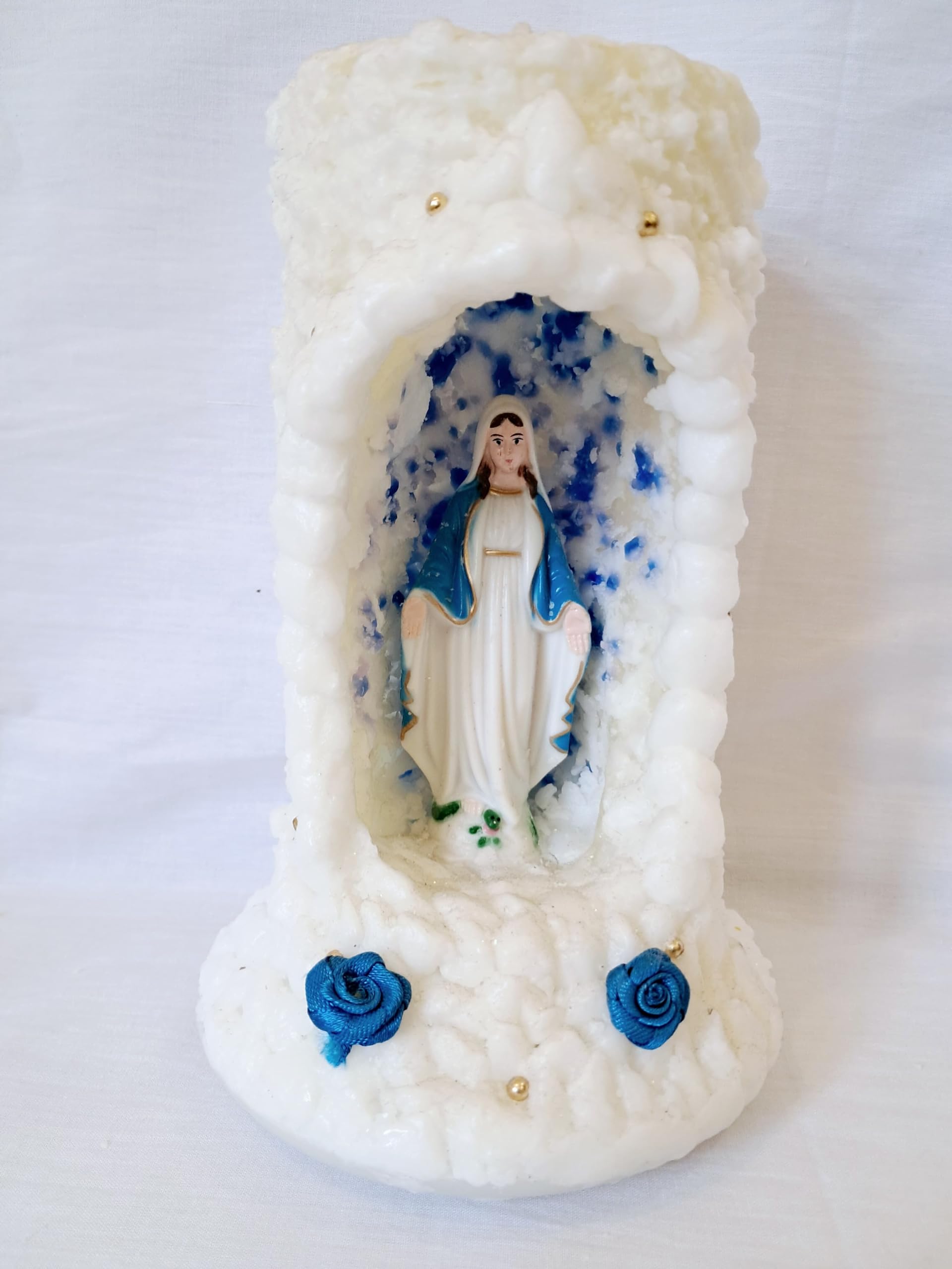 Mother Mary Highly Fragrance Grotto Candle 9.5cm x 9.5cm x 14cm 300g ...