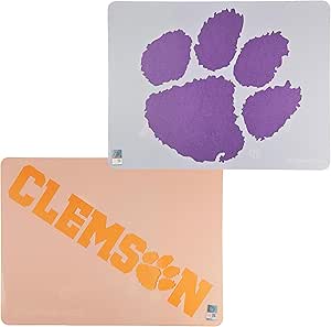 Amazon.com : Clemson University Set of 2 Reusable Logo Stencils - NCAA ...