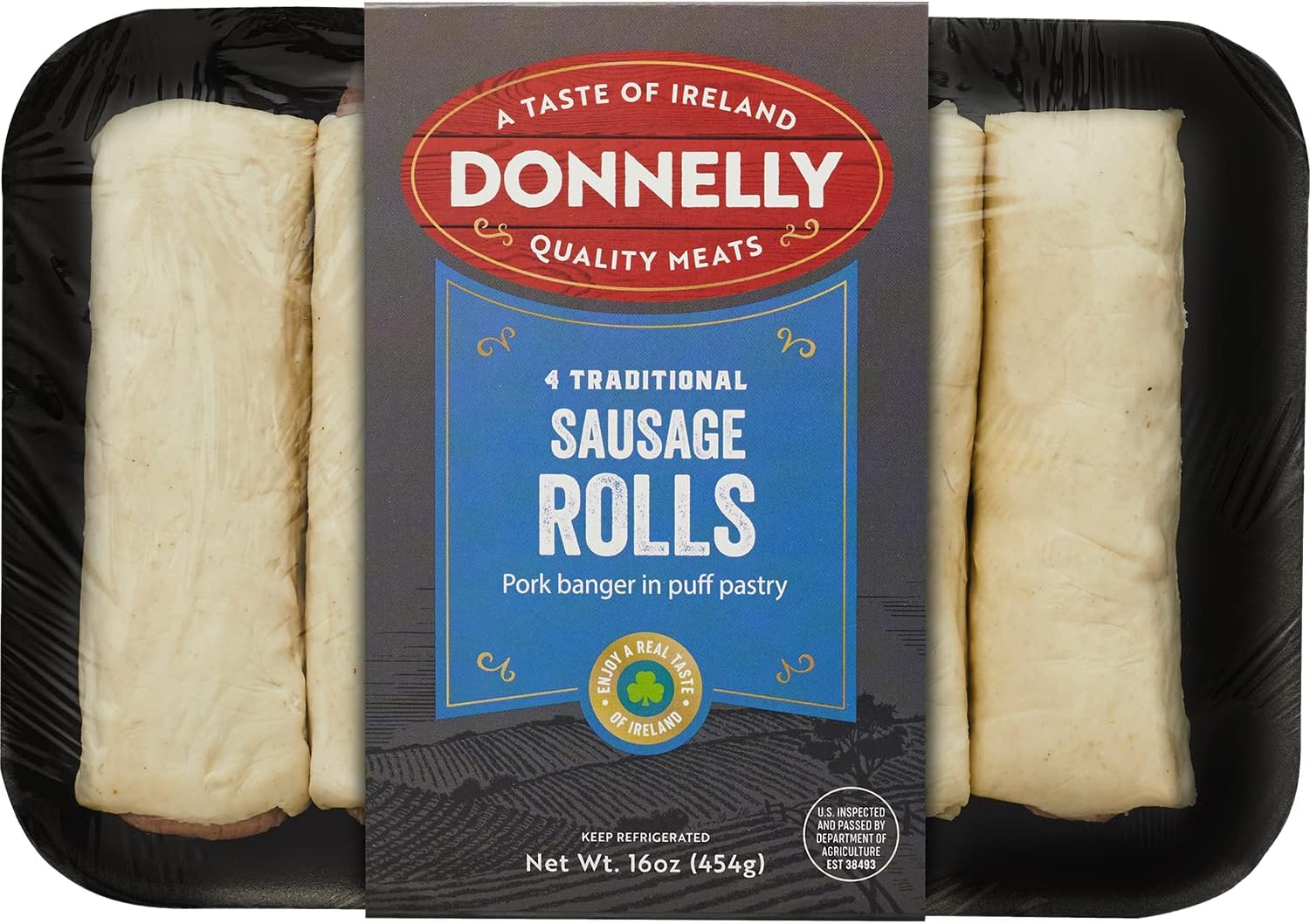 Amazon.com: Donnelly Irish Sausage Rolls 454g (16oz) x 5 Pack : Grocery ...
