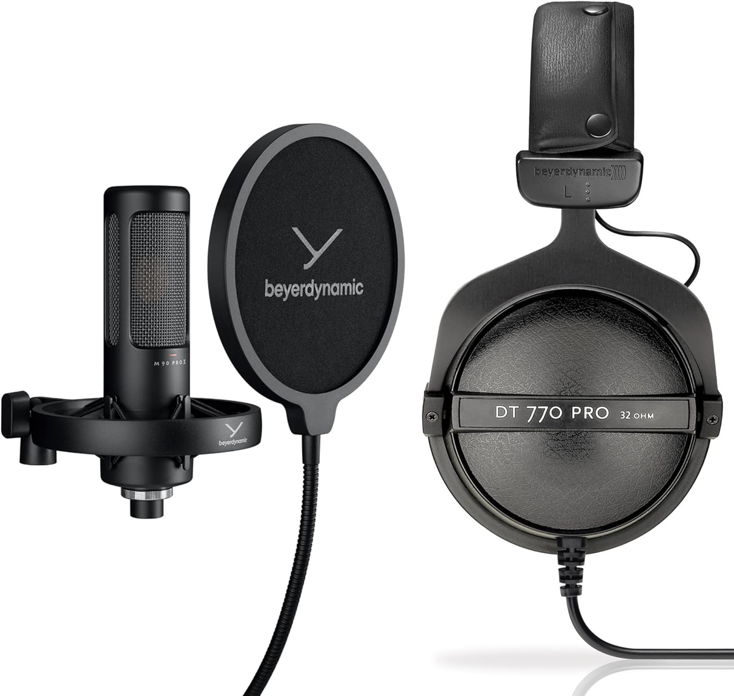Amazon.com: beyerdynamic DT 770 PRO 32 Ohm Black Over-Ear Studio ...