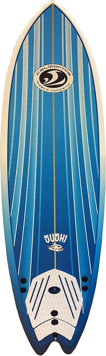 Amazon.com : California Board Company 6'2'' Fish Surfboard : Surfing ...