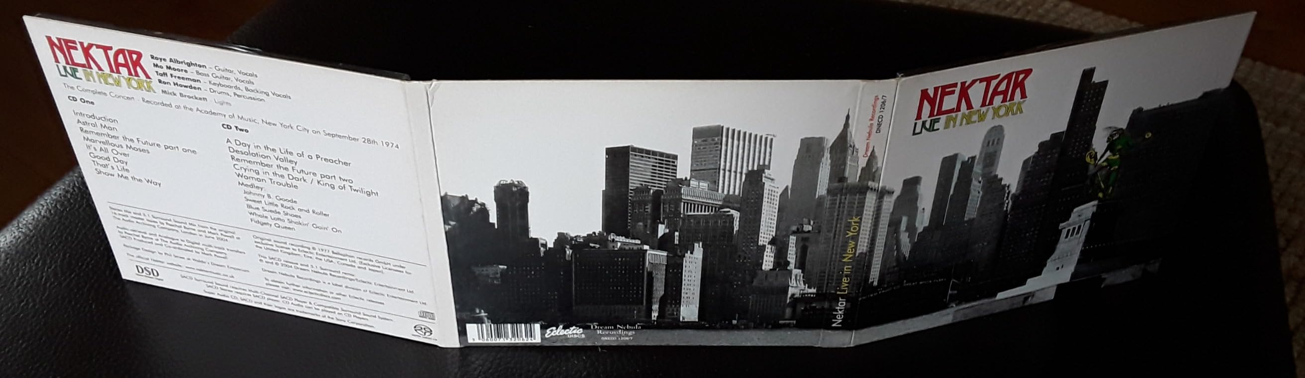 Live in New York - Nektar, Dave Nelson, Roye Albrighton, Derek Moore ...