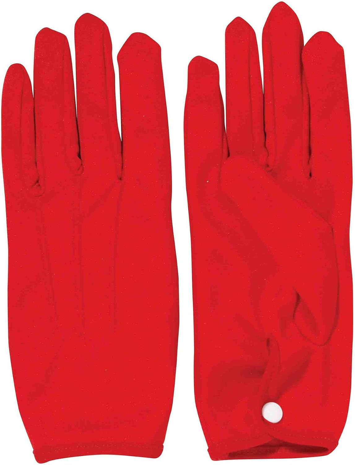 Amazon.com: Forum Novelties 68187 Red Parade Gloves with Snaps ...