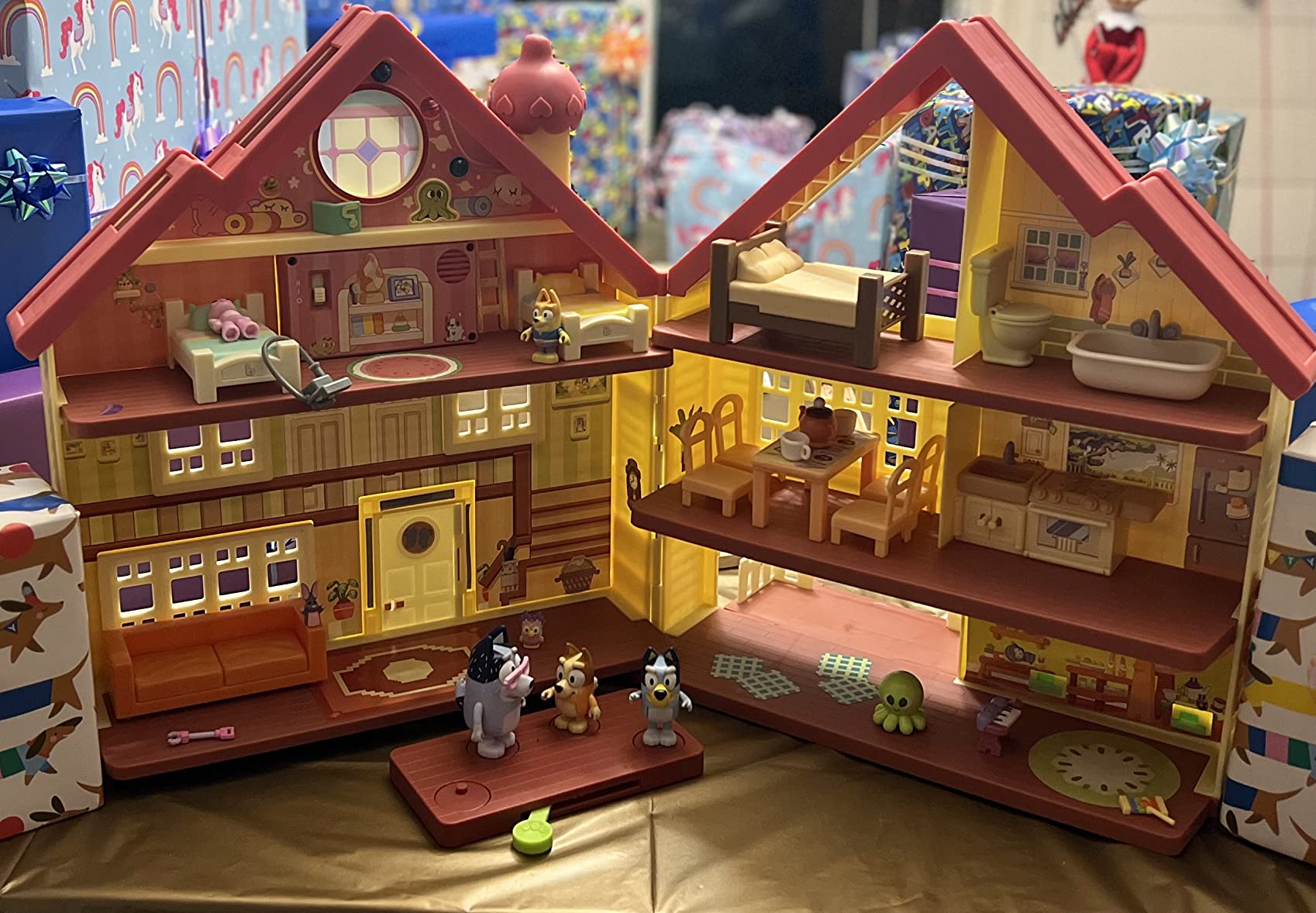 $17/mo - Finance Bluey House Playset | XL Lights & Sounds Playhouse ...