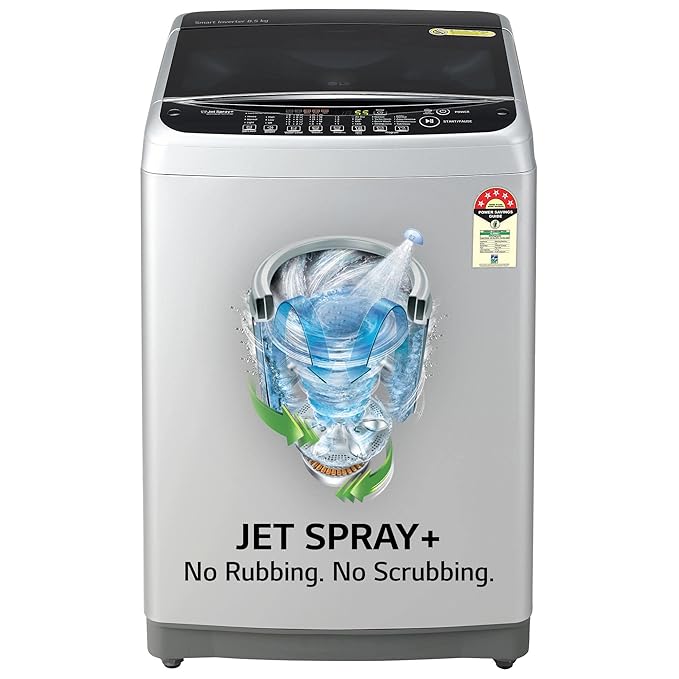LG 8.5 Kg 5 Star Smart Inverter Jet Spray Fully Automatic Top Loading ...
