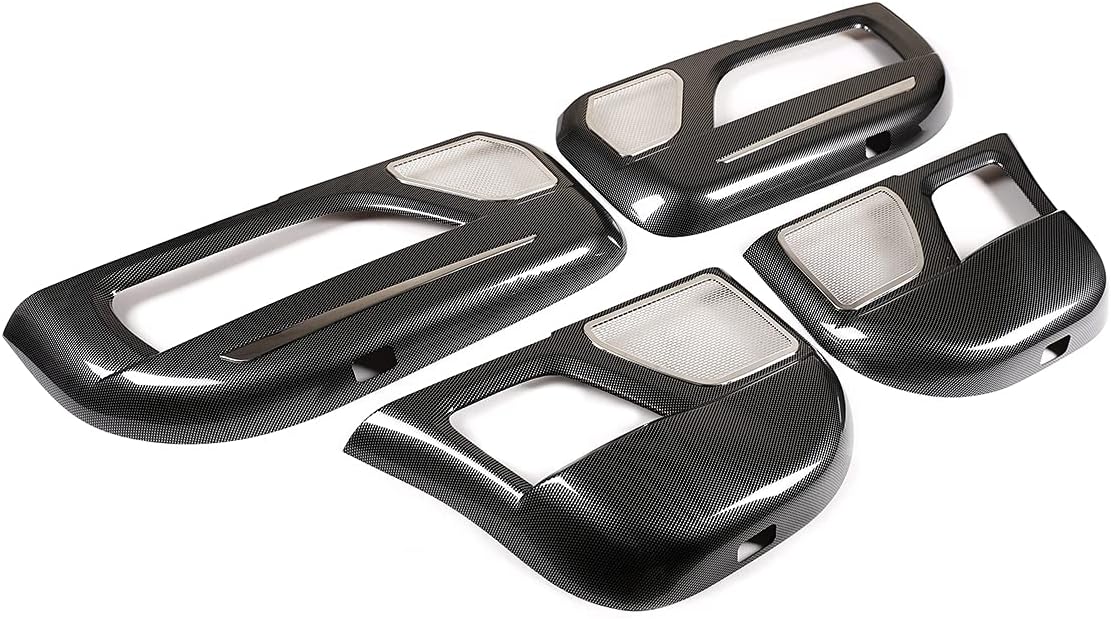 CHEYA puerta interior del coche anti Kick Panel cubierta TRIM para Land ...