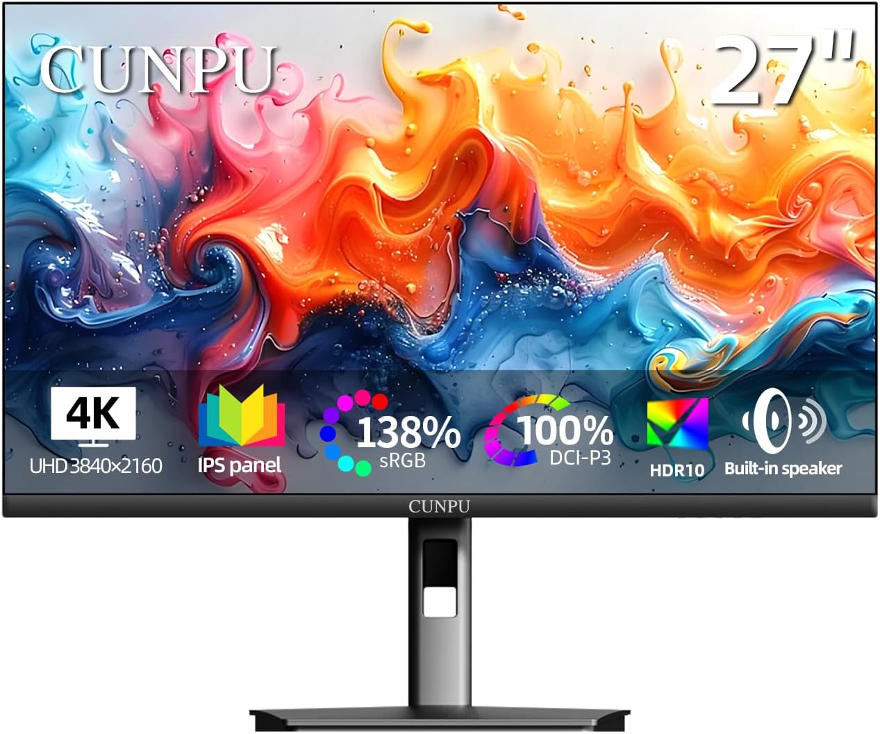 Amazon.com: Gawfolk 32 Inch 4K UHD Computer Monitor, Ultra-Clear (3840× ...