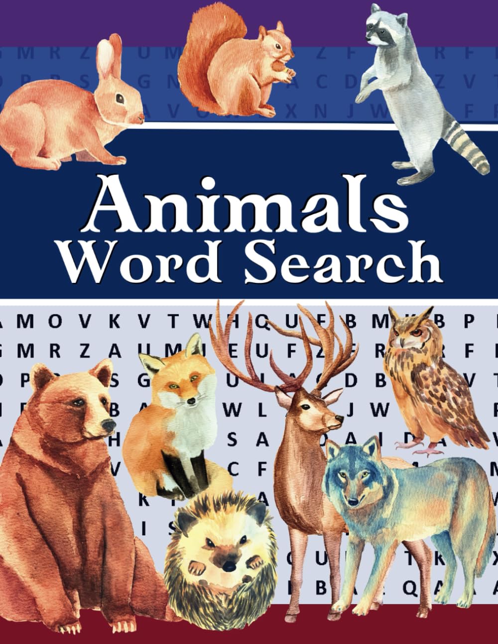 Animals Word Search: Nature Word Search Puzzle Book for Smart Kids ...