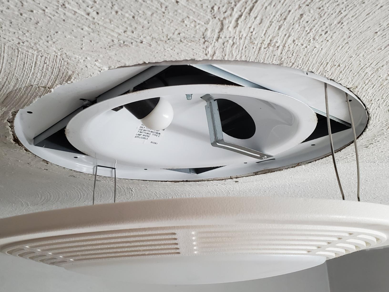 Broan-NuTone 8663RP Bathroom Exhaust Fan and 100-Watt Incandescent ...