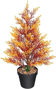 Amazon.com: HUAESIN 18 inches Fall Trees Small Fake Plants Fall ...