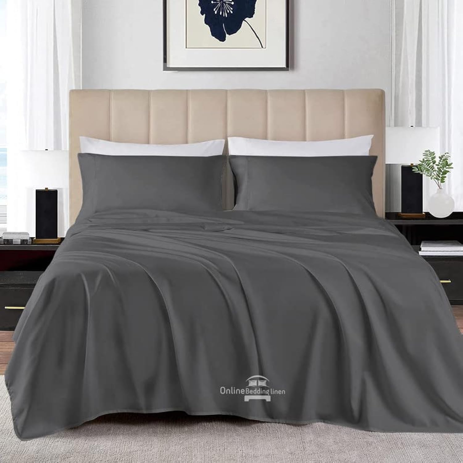 Amazon.com: California Queen Sheets Set - 800 Thread Count Egyptian ...