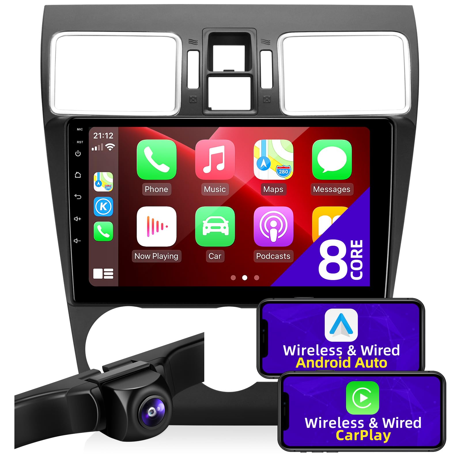 Amazon.com: CGOGC Android Car Radio Upgrade Compatible with Wireless ...