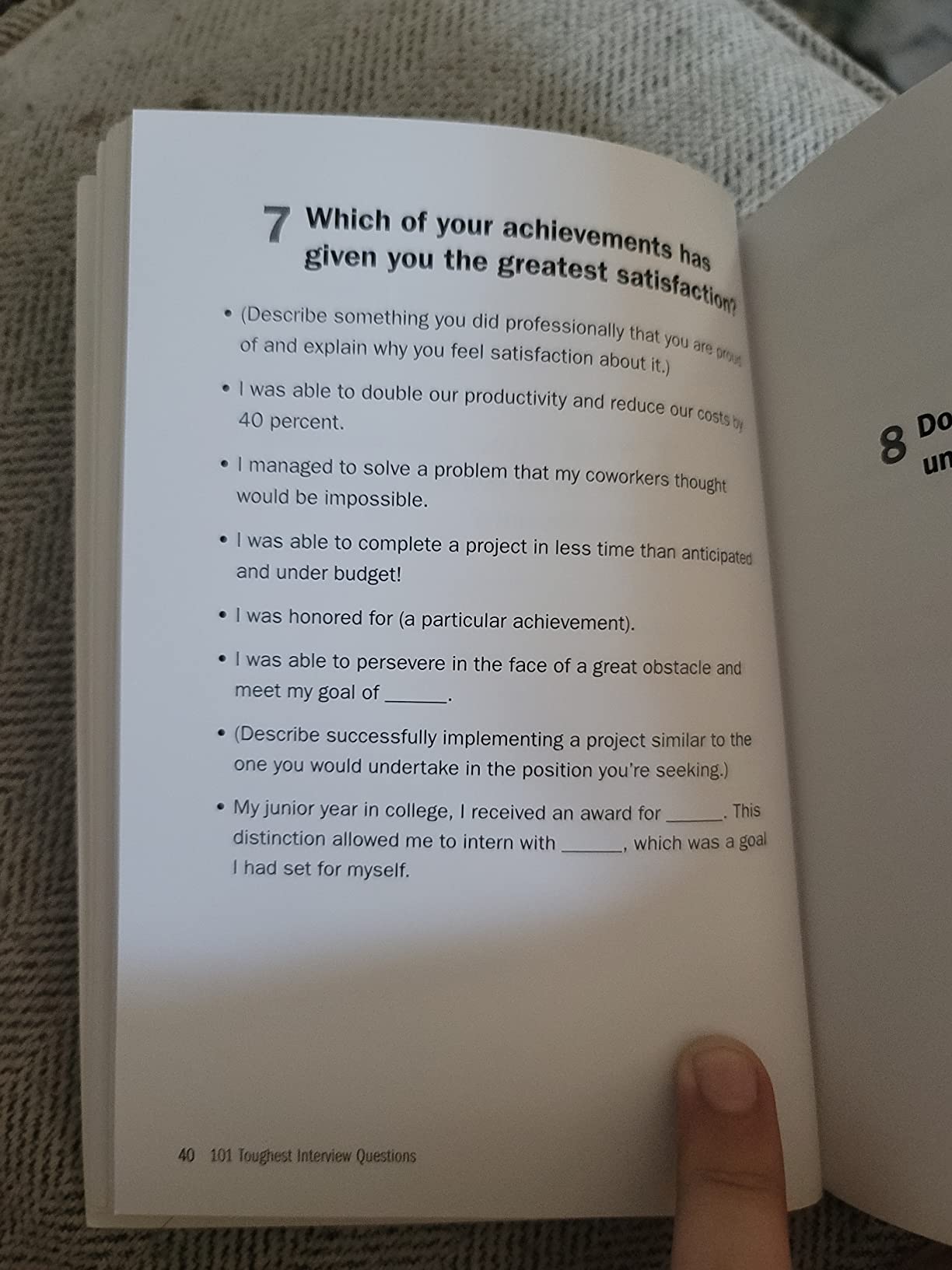 Amazon.com: 101 Toughest Interview Questions: And Answers That Win the ...