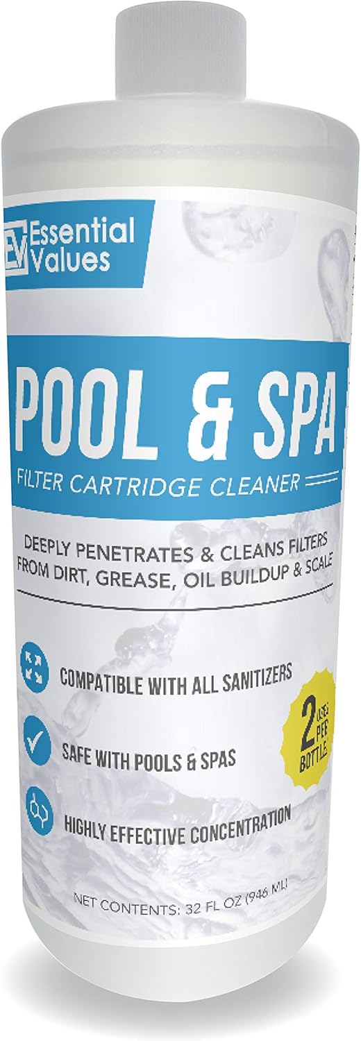 Amazon.com : Spa Filter Cleaner (32oz, 2 Uses), Pool Filter Cleaner ...