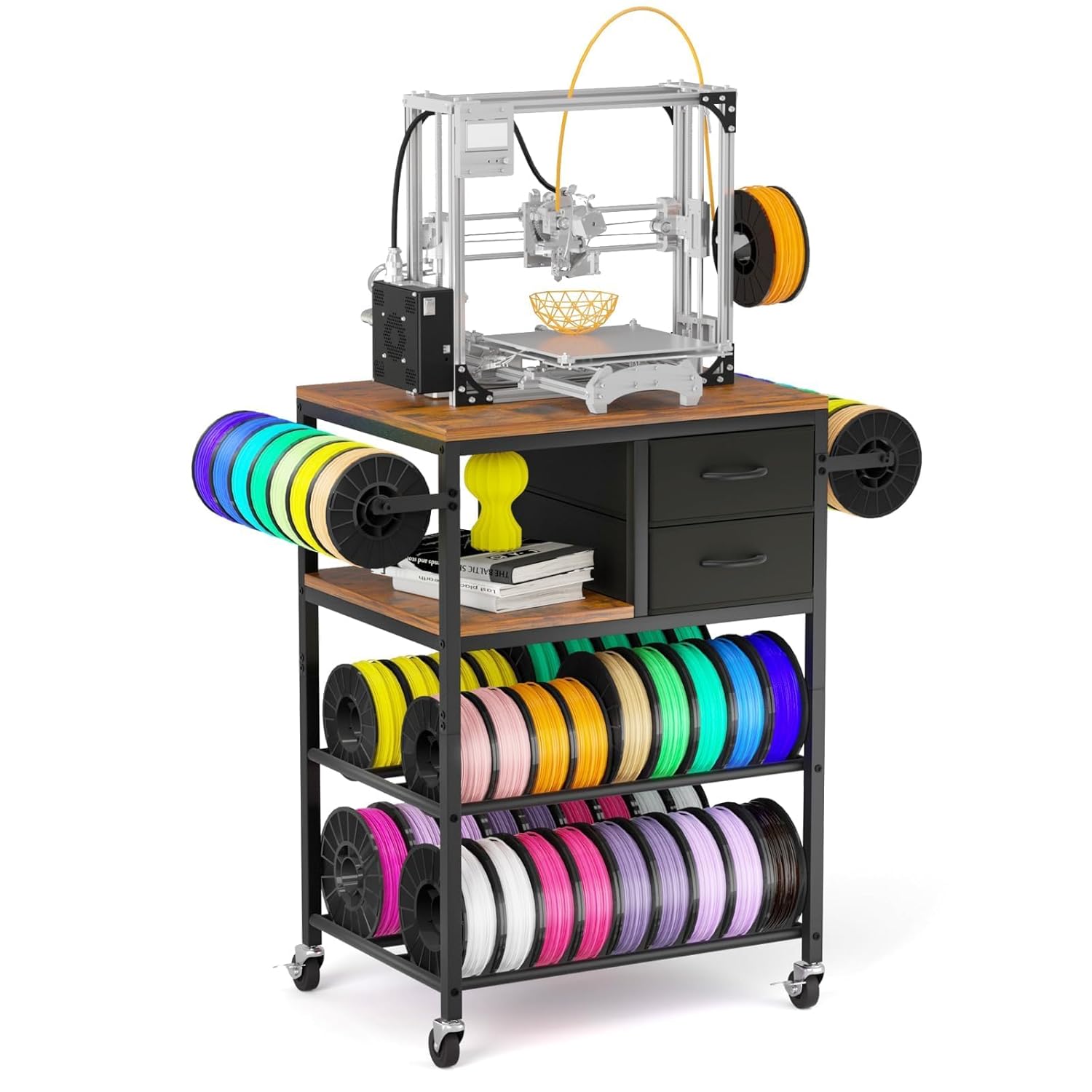 3D Printer Stand with Filaments Storage, Rolling 3D Australia | Ubuy