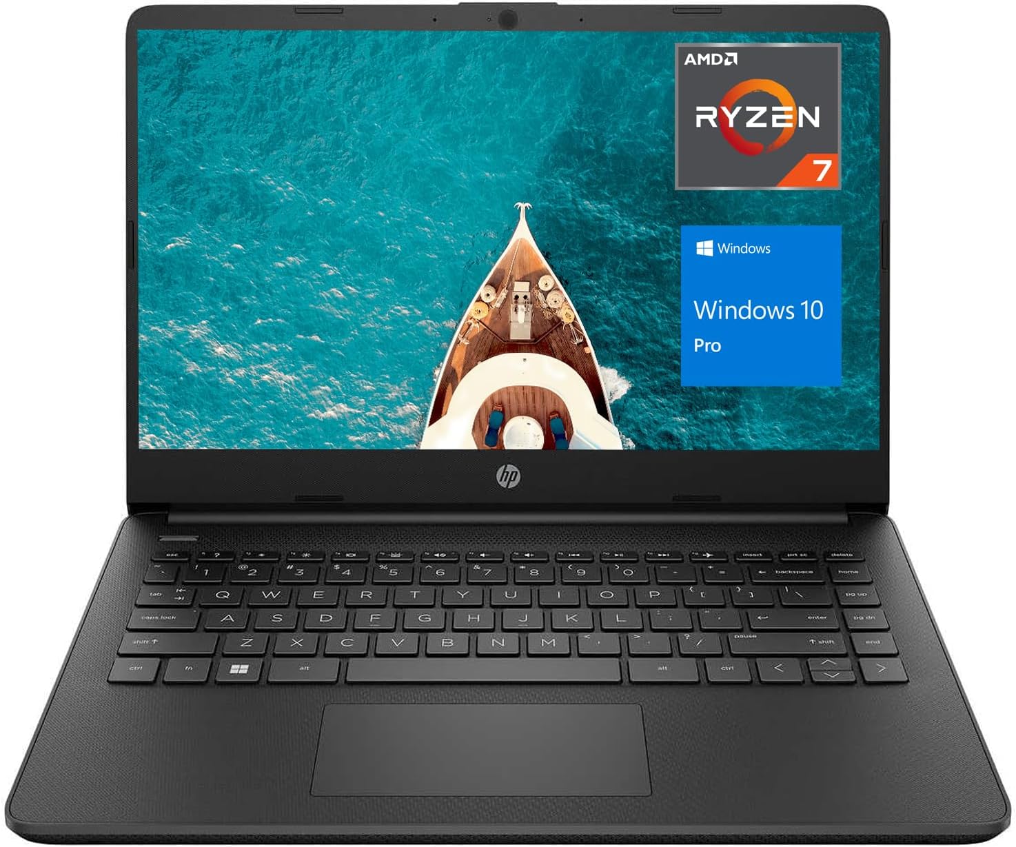 Amazon.com: HP 14" Touchscreen Laptop, for Home & Work, HD Touchscreen ...