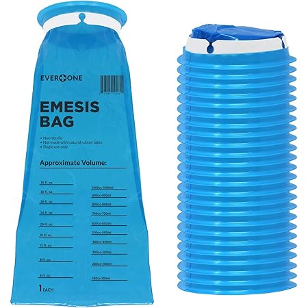 Amazon.com: Vomit Bags Disposable, YGDZ 15 Pack Barf Bags Throw Up ...