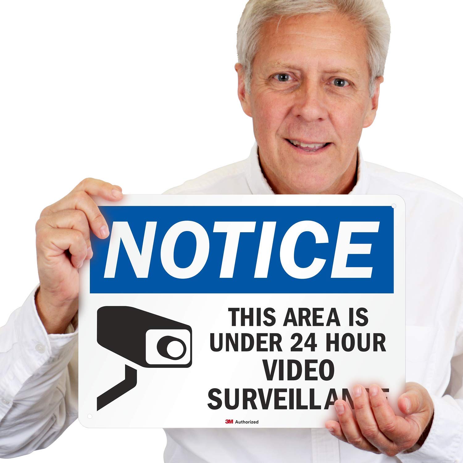 Snapklik.com : "Notice - This Area Is Under 24 Hour Video Surveillance ...