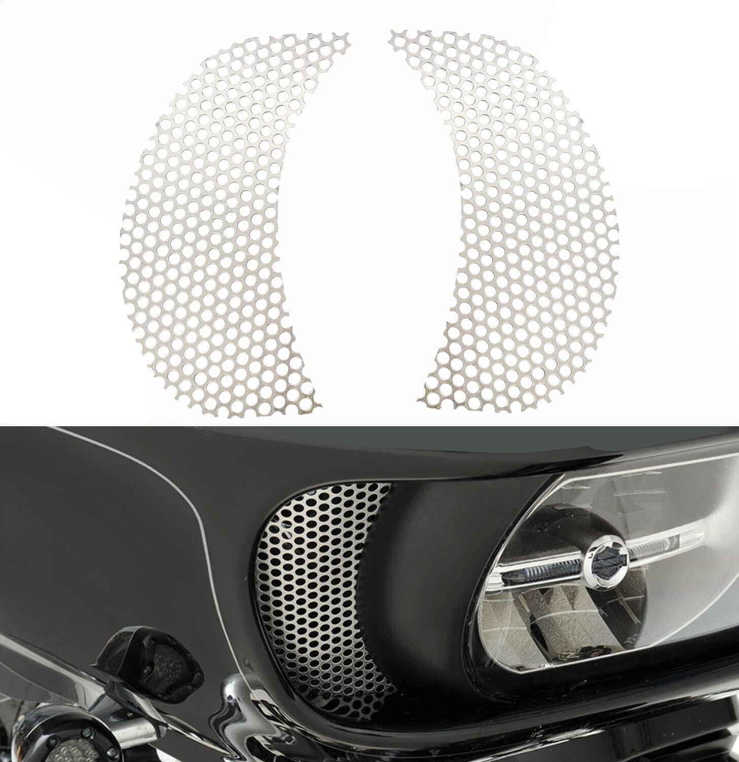 Amazon.com: TDZ 𝟮𝟬𝟭𝟱-𝟮𝟬𝟮𝟯 Fairing Mesh Grill Side Vent Screen Fits for Road Glide Custom FLTRX ...