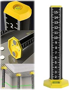 Ceiling and Floor Tile Height Ruler, 2024 New Dual Use Measuring Ruler ...